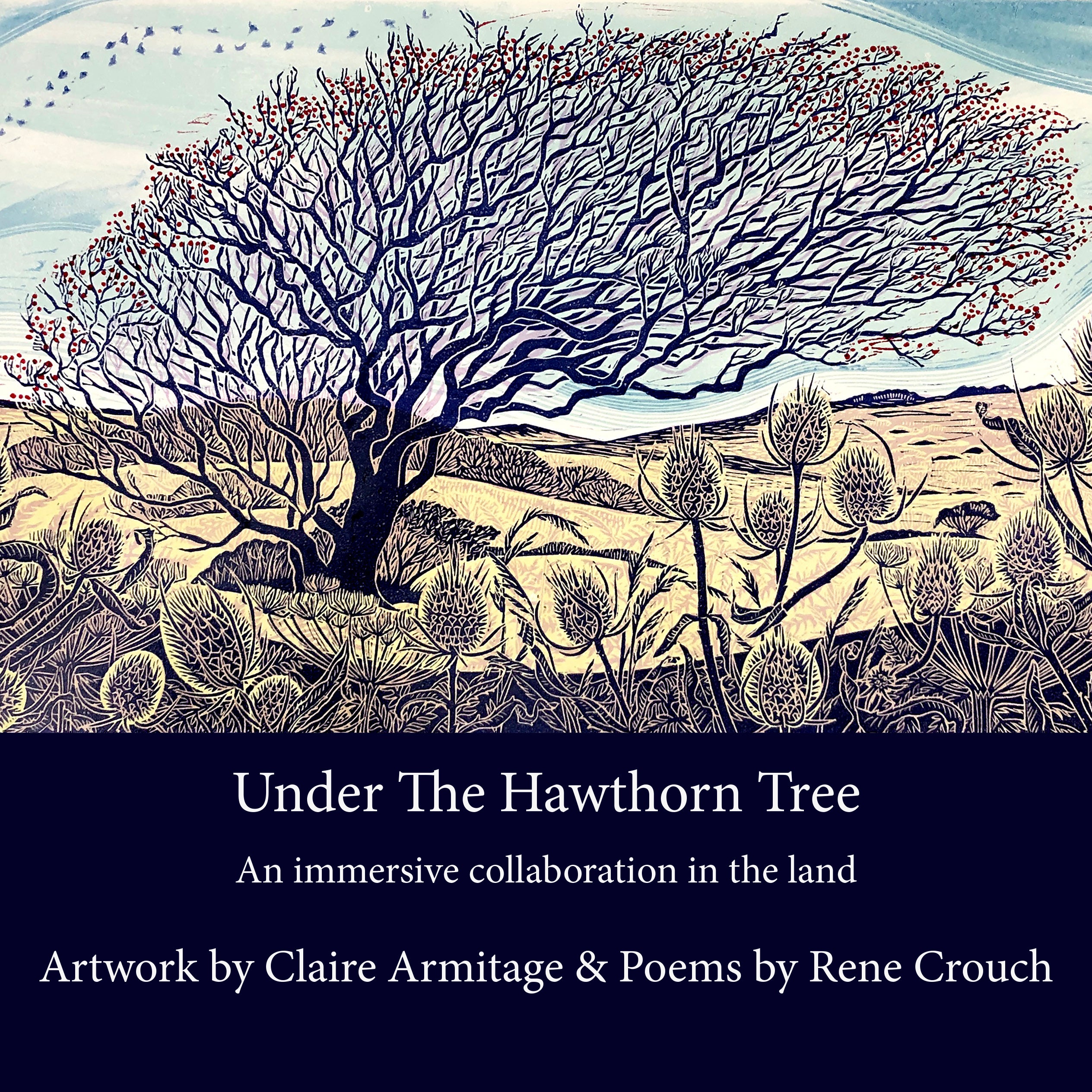 Under The Hawthorn Tree, poem and print book